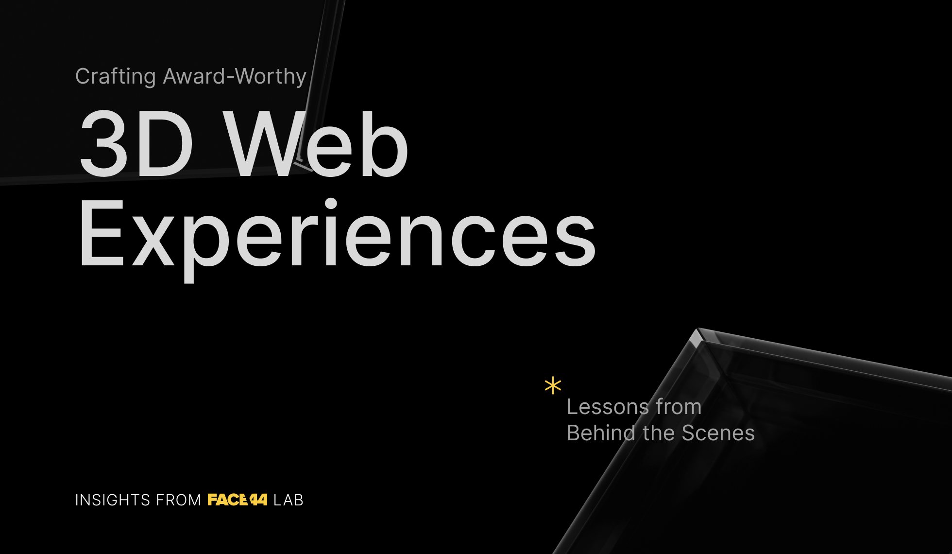 Crafting Award-Worthy 3D Web Experiences: Lessons from Behind the ...